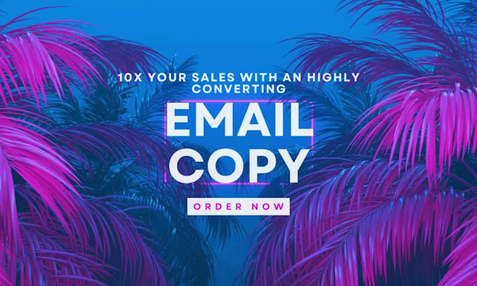 Write cold email copy, cyber monday, halloween, welcome email ...