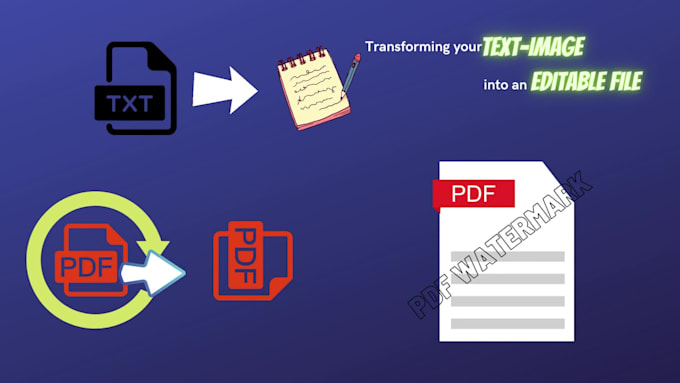 Do conversion of text image into an editable file by Lenethabalos | Fiverr