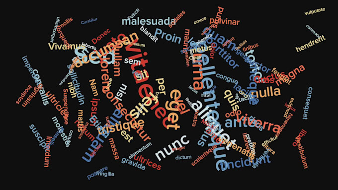 Create a custom word cloud, tag cloud image, video animation by ...