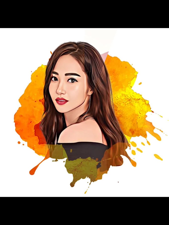 Draw cartoon avatar from your photo by Tranhoaan | Fiverr