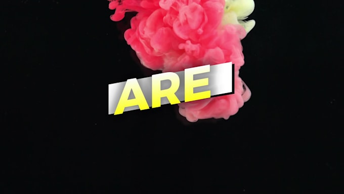 Create custom kinetic typography animated video by Aroshaslk | Fiverr