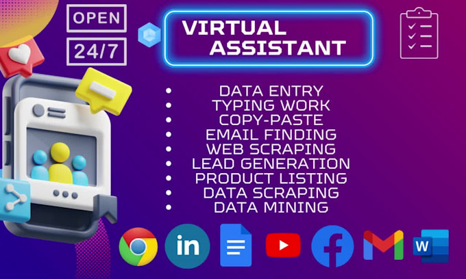 Be your personal creative administrative virtual assistant by Robiul1979 | Fiverr