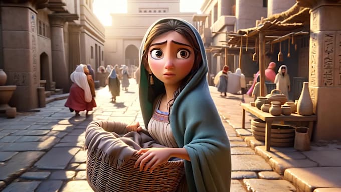 Create engaging bible ai animation, gospel, and kids animation bible videos