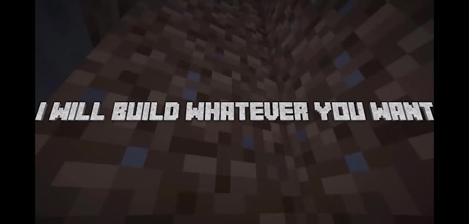 Build whatever you want in minecraft by Nicolabella | Fiverr