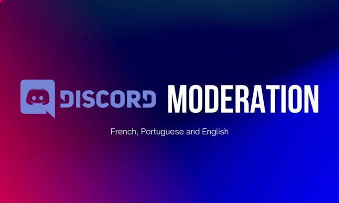 Do moderation for your discord server by Mathis_olivier | Fiverr