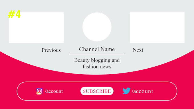 Design outro end screen animation for youtube by Ihsanurehman | Fiverr