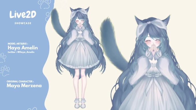 Rig your live2d vtuber model and animate your artwork by Hayaamelin ...