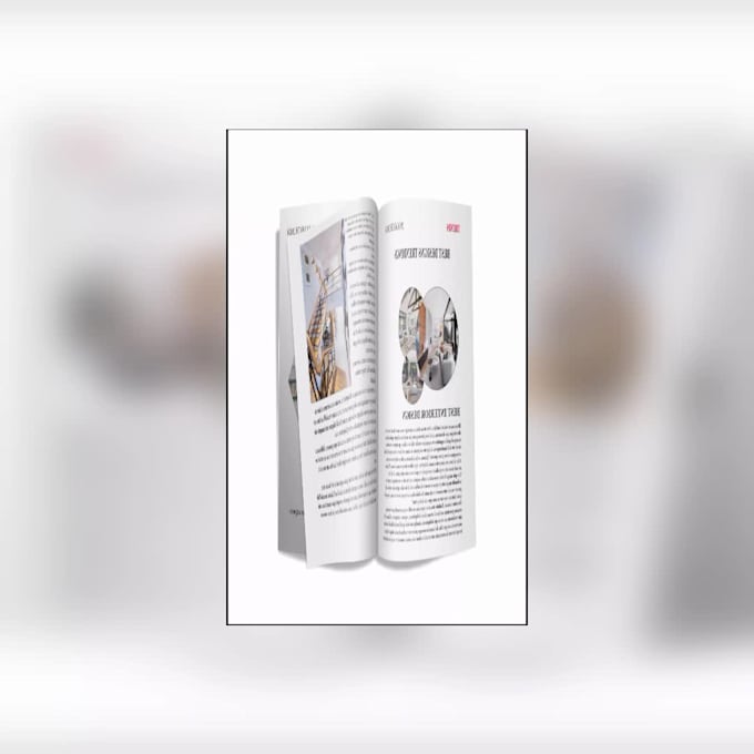 Make working magazine according to your work by Zahoormaie | Fiverr