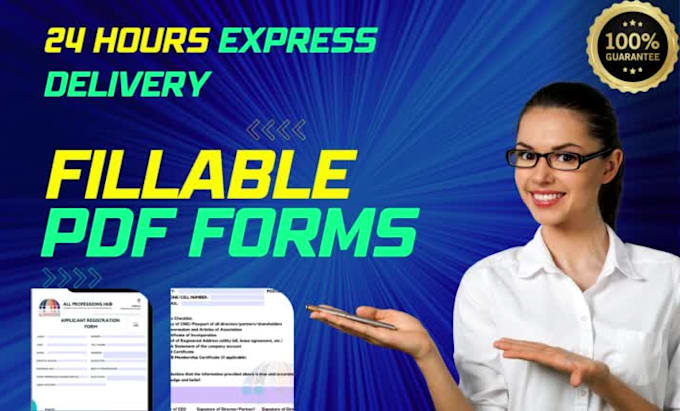 Design and create interactive fillable pdf forms by Qadeerkhan2001 | Fiverr