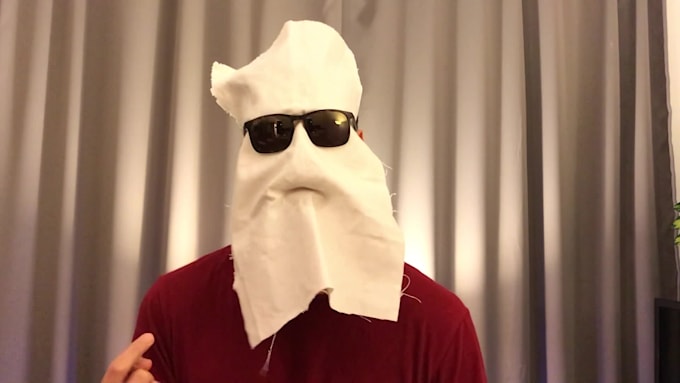 Do a funny happy birthday video song as mr napkin head by Jasminefleur ...