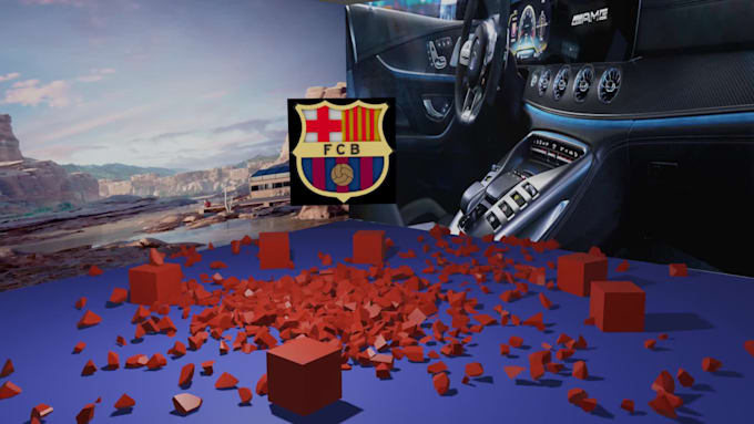 Logo reveal from a fracturing cube by Gusmang | Fiverr