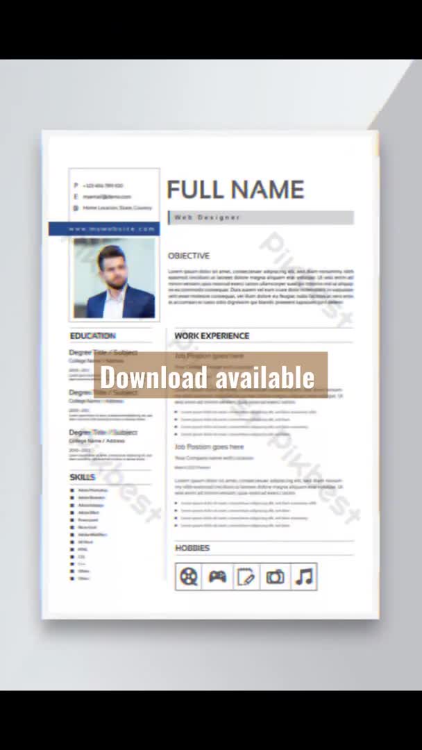 Do resume maker, cv design,edit resume template by Jehangirfaiz681 | Fiverr