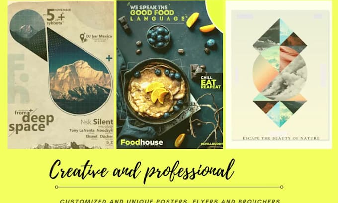 Design your custom and creative poster and flyer design by Iram_ramzan ...