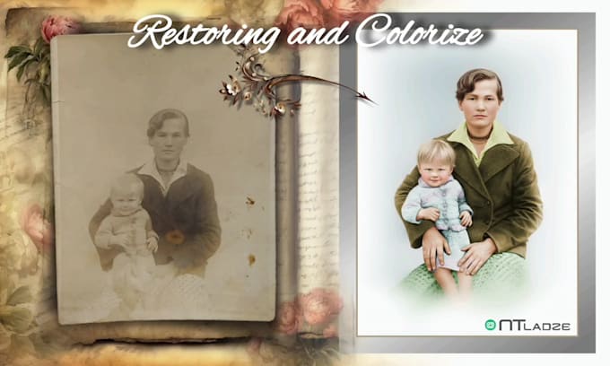 Professionally restore the photo with high quality precision by Ntladze ...