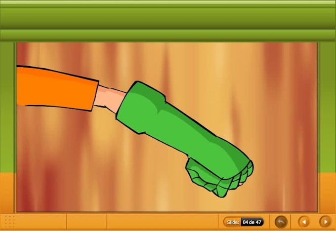 Animate a scene with characters, objects and stages of high visual ...
