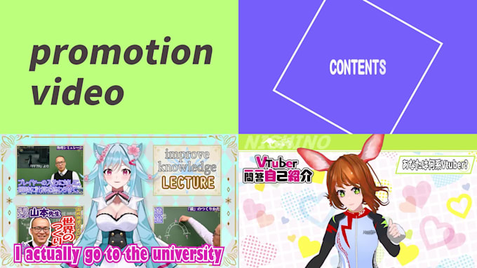 Make intro, promotion video, debut for vtuber by japanese editor by ...