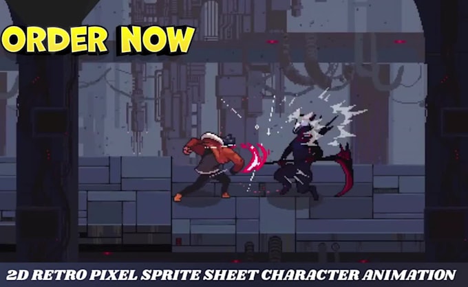 Draw 2d retro pixel art animation nsfw character 2d sprite sheet pixel ...