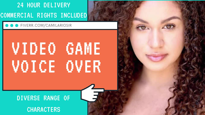 Record professional video game voice over by Camilariosir | Fiverr