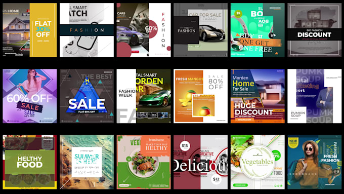 Make stunning and creative ad post design, posts by Sumitgraphics1 | Fiverr