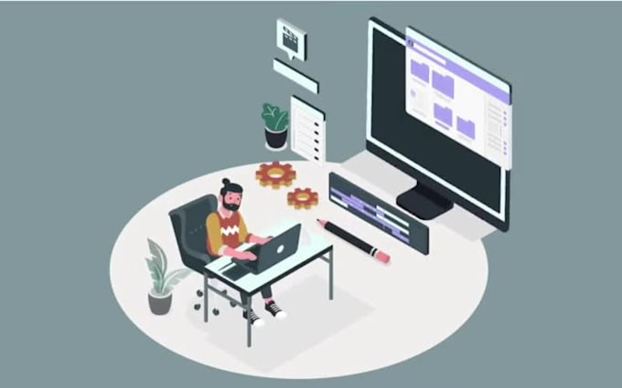 Create 2d 3d isometric animation, explainer video animation, vector ...