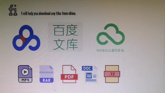 Help you download any baidu netdisk files or other netdisk files by Tangdawei | Fiverr