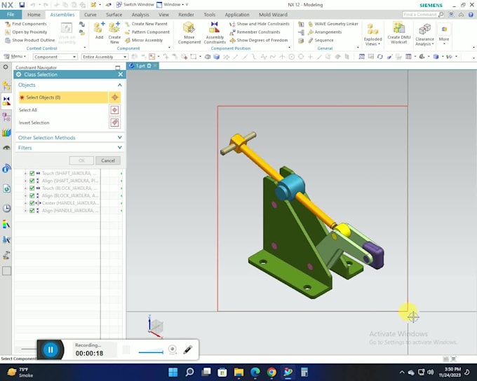 Make 2d 3d models using catia siemens nx auto cad by Noumanhafezz | Fiverr