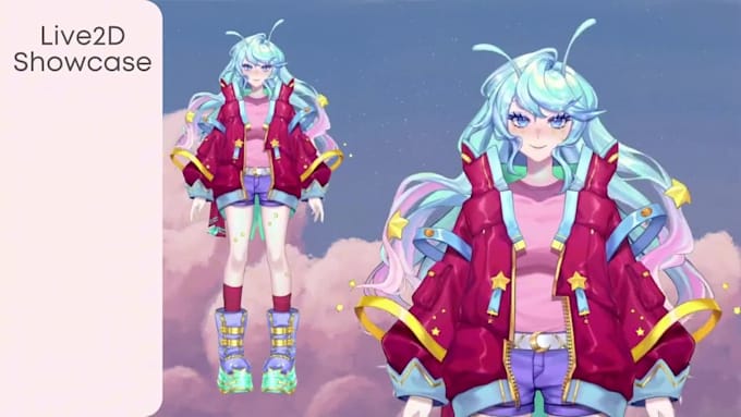 Design, rig live2d vtuber model, vtuber rigging, live2d model, vtube ...