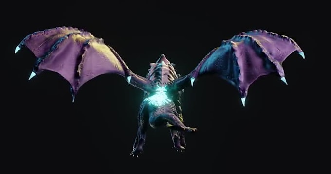 Cgi 3d animal animation, 3d dragon design, 3d bird model, 3d animation ...