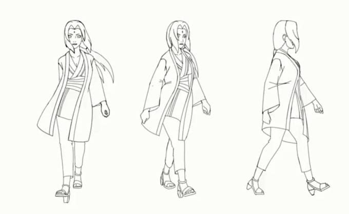 Create 2d character rigged with moho pro, rigify rig, mixamo rig, auto rig pro by Cohen_yosef ...