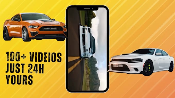 Edit 100 car videos for reels and tiktok by Moh_shafan | Fiverr