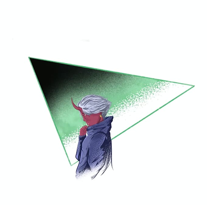 Create a digital art based on the descriptions you give me by ...