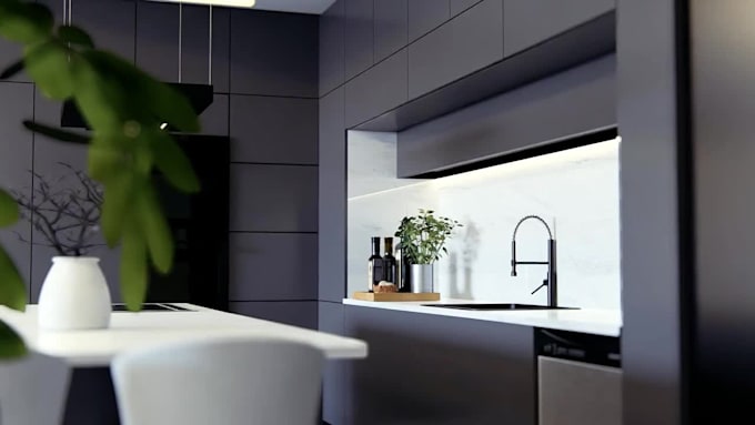 Do animated 3d walkthrough animation video 3d interior walkthrough animation by Yungvicky | Fiverr