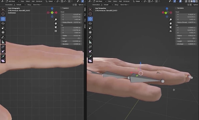 Rig 3d character in blender for unity and animation by Jawad_animation ...