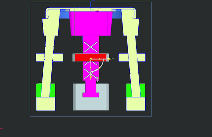 Design plastic injection mould tool with standard parts and bom by ...
