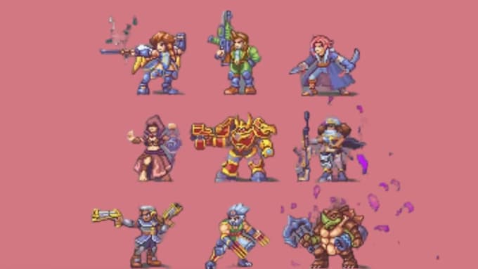Do pixel art character nsfw pixel art sprite sheet 2d pixel art ...