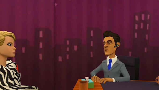 Create an animated talk show for you by Dganimation9172 | Fiverr