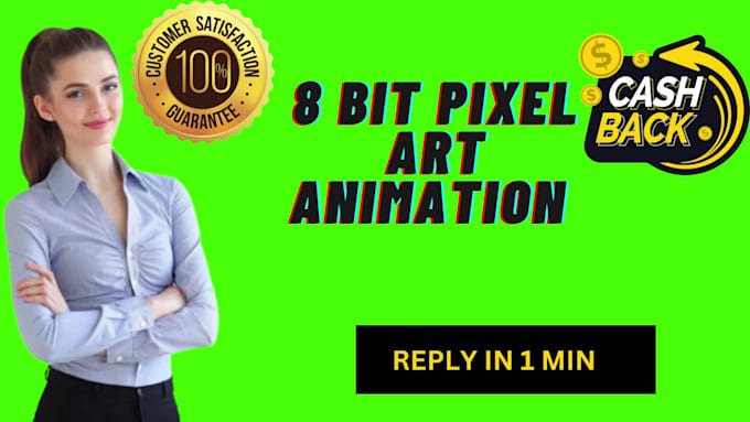 Do any 8 bit pixel art animation for you by Hbetahubh8 | Fiverr