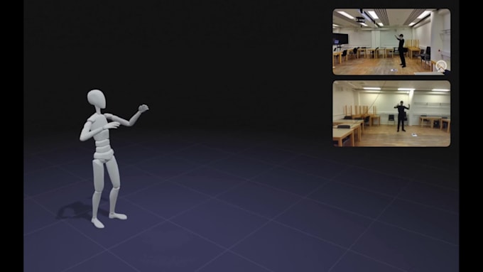 Do 3d rokoko character rigging, mocap studio, 3d hologram video and animation by Marijerio | Fiverr