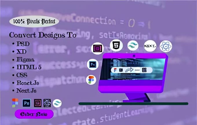 Convert your figma psd xd designs to html css tailwind css by Hanan_matloob | Fiverr