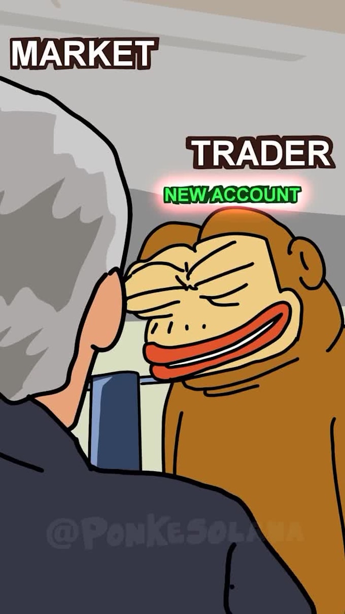 2d memecoin video, crypto hype video, meme character, 2d crypto, meme ...