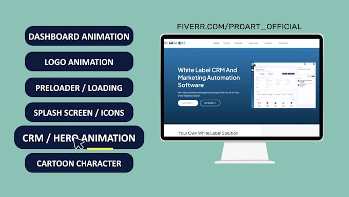 Do svg animation, web animation and lottie json animation