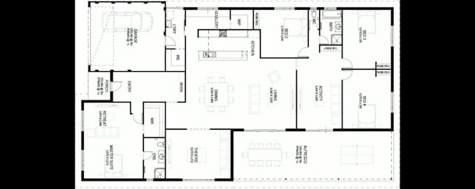 Draw autocad 2d floor plans from pdf or hand sketch by Vds_designer ...