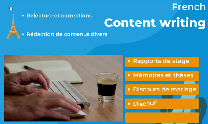 Write your perfect french speech for any occasion by Bmgaoo | Fiverr