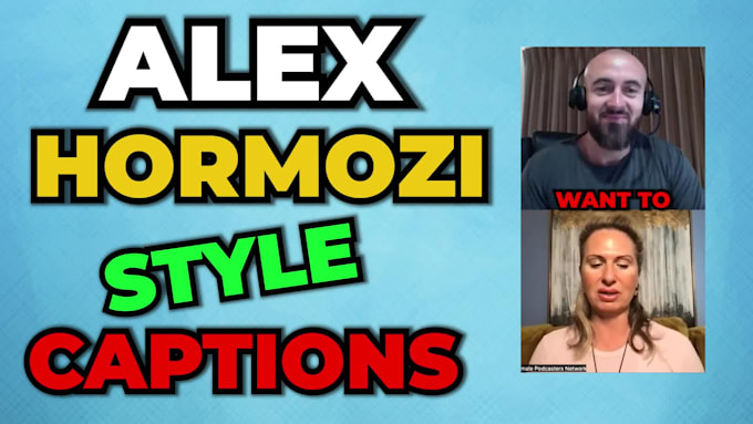 Edit Instagram Reels Shorts Tiktok In Alex Hormozi Captions By
