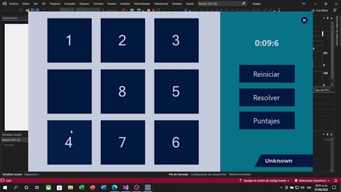 Create Number Puzzle App With C Sharp Oop Windows Forms And Database By Gerardocr Fiverr