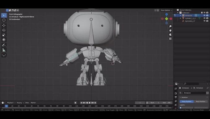 Do professional 3d rigging in blender and maya by Cgi_studios | Fiverr