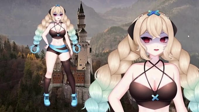 Draw and rig live2d vtuber model vtube studio commission 3d vtuber live2d rig by Claytondesign2 ...