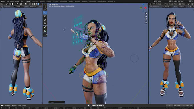 Modelanimaterig Animaze Avatar3d Face Expressionslips Syncrig Animaze Model By Ollavengba