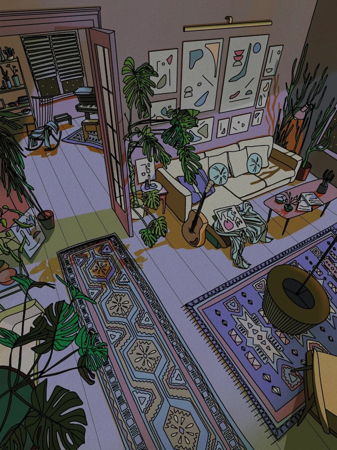 Create an animated frame by frame scene by Anyaoborska | Fiverr