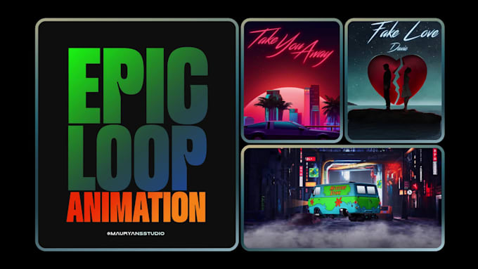 Create seamless loop animations for music videos and streams by ...
